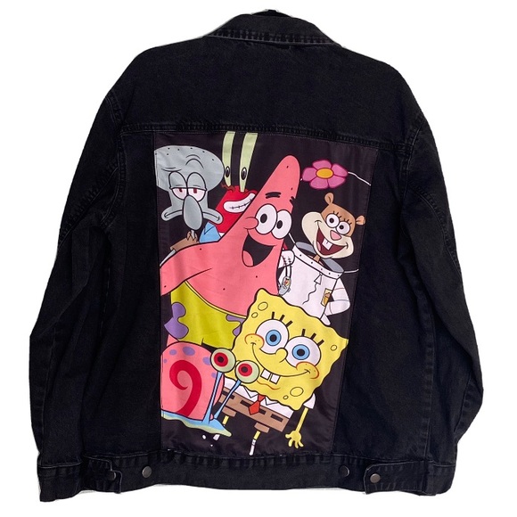 Nickelodeon | Jackets & Coats | Spongebob Squarepants Denim Jean ...